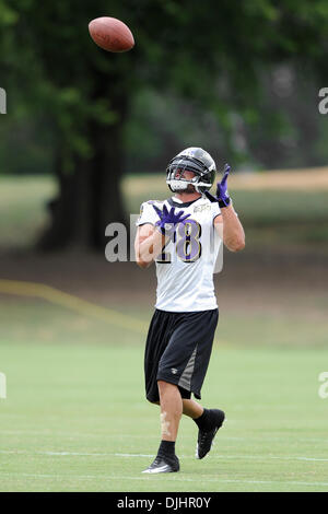 02 Août 2010 : Baltimore Ravens Prince évoluait Miller (22) en action ...
