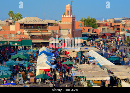 Kharbouch Mosquée, Place Jemaa el Fna, Medina, Marrakech, Marrakesh ...