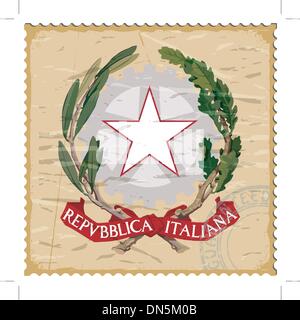 Armoiries de l'État de l'Italie, toutes les régions italiennes emblème ...