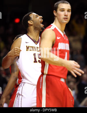 Minnesota forward Maurice Walker (15) and Seattle center Jack Crook (24 ...