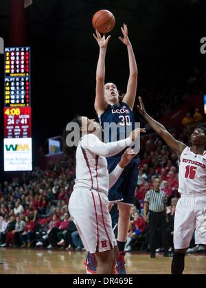 Connecticut's Breanna Stewart (30), shoots against DePaul's Chanise ...