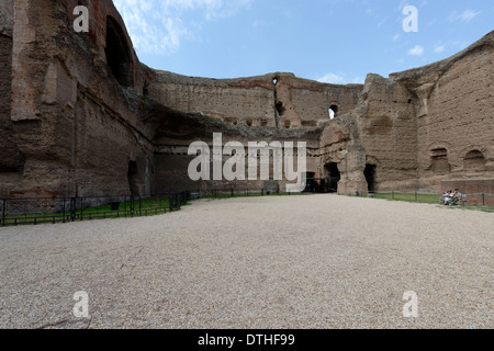 La palestre sur côté ouest Thermes Caracalla Rome Italie Thermes ...