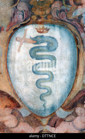 Biscione: Le symbole de la ville de Milan, un serpent dans l'acte de ...