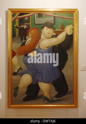 Pareja bailando (1987) de Fernando Botero, Musée Botero de la Banco de ...
