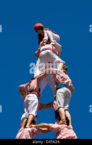 Castellers, Festival, Espagne, Europe, Tarragone, Catalogne ...