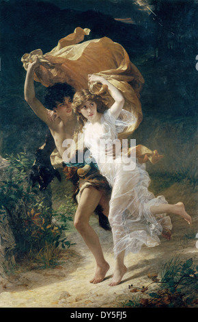 Pierre Auguste Cot, La Tempête, Peinture, 1880 Photo Stock - Alamy