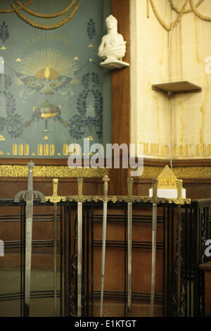 Le Grand Orient de France (GODF). Loge maçonnique Photo Stock - Alamy