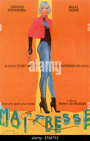 MAITRESSE, (aka Mistress), Bulle Ogier, (à droite), 1975 Photo Stock - Alamy