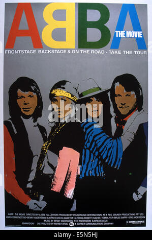 ABBA : THE MOVIE, Bjorn Ulvaeus, Agnetha Faltskog, Anni-Frid Lyngstad, Benny Andersson, 1977 ...