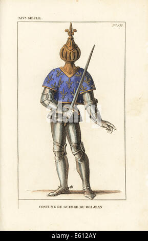 Portrait de Jean II le bon (1319-1364), roi de France (Portrait du roi ...