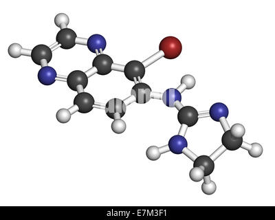 Molécule médicamenteuse alpha2-adrénergique de Brimonidine. Utilisé ...