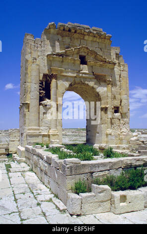 Ruines romaines, Maktar, Tunisie Photo Stock - Alamy