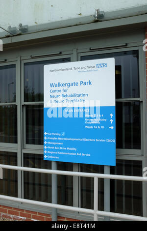 Walkergate Park Hospital, Newcastle-upon-Tyne, Royaume-Uni. Un centre ...