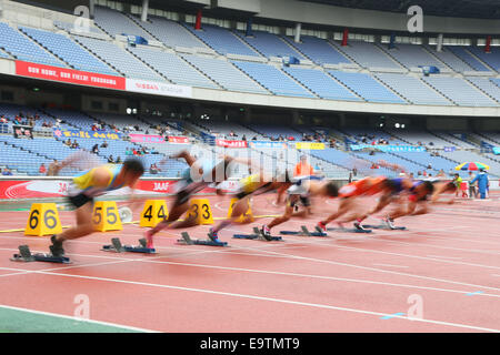 Kanagawa, Japon. 1er novembre 2014. Athlétisme : Rika Ogawa Japon La ...
