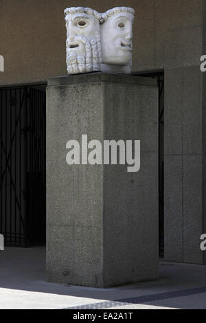 Janus à deux faces : dieu romain, gardien de la porte du ciel. La ...