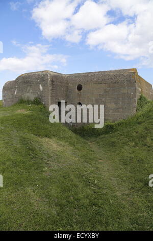 France, Normandie, Plages du Débarquement, Longues Sur Mer, WWII German ...