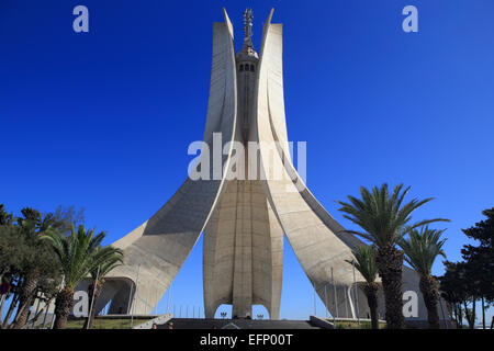 Le monument des Martyrs, Alger, Algérie, Afrique du Nord Photo Stock ...
