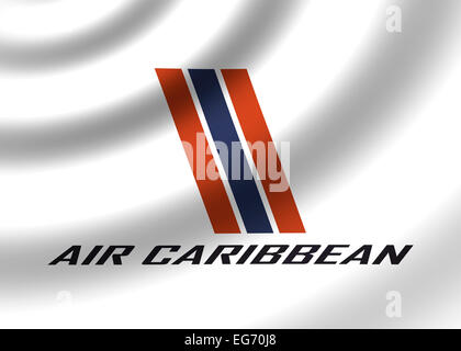 Air Caraïbes symbole du drapeau emblème logo icône Photo Stock - Alamy