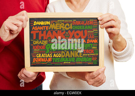 Merci en plusieurs langues Banque D'Images, Photo Stock: 89654173 - Alamy