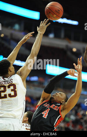 Minnesota forward Charles Buggs (23) looks to pass to a teammate during ...