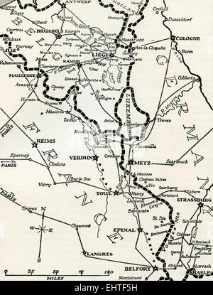 La PREMIÈRE GUERRE MONDIALE (1914-1918). Entrée des troupes allemandes ...