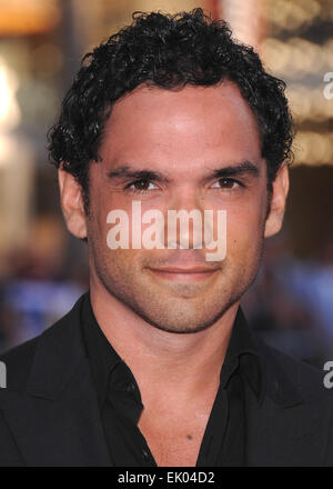 LOS ANGELES - JUL 23 : Reece Ritchie, Ian McShane, Dwayne Johnson ...