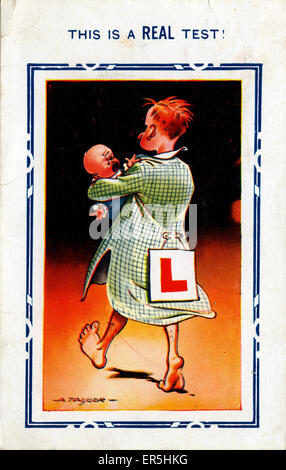 Carte postale Comic Bamforth Photo Stock - Alamy