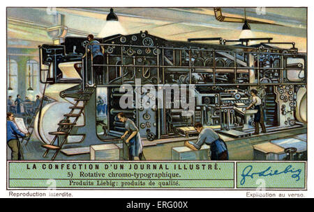 Presse d'impression rotative Journaux Photo Stock - Alamy