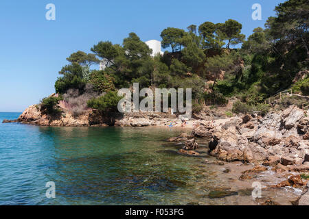 La plage de Sa Riera, Begur Photo Stock - Alamy