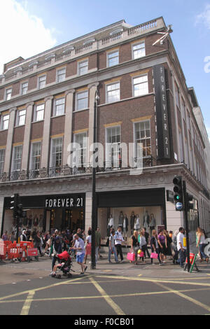 Le magasin Forever 21, Oxford Street, Londres Banque D'Images, Photo ...