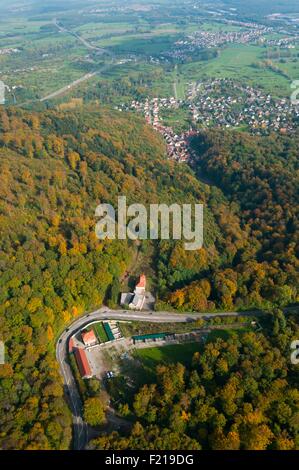 France, Bas Rhin (67), ville de Saverne, rue Grande et église notre ...