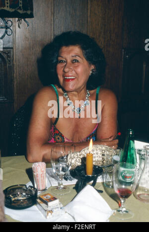 Deutsche Schauspielerin Margit Symo, Deutschland 1980 er Jahre. L ...