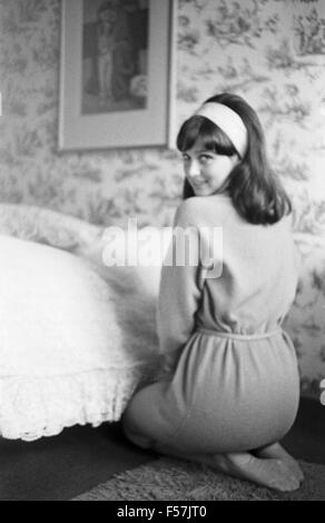Deutsche Schauspielerin Helga Lehner, Deutschland 1960 er Jahre. L ...