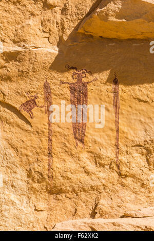 'Chef de SInbad" - une année 3000 de l'art rupestre ancien pictogramme ...