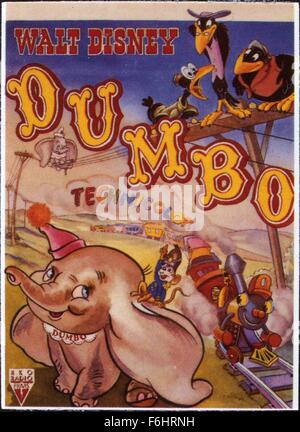 1941, le titre du film : DUMBO, Directeur : BEN SHARPSTEEN, Studio ...