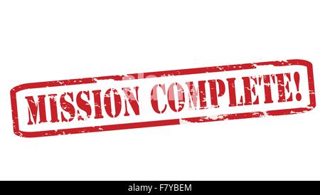 Mission accomplie stamp Image Vectorielle Stock - Alamy
