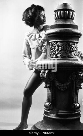 Schauspielerin Esther Daniels, Porträt, Deutschland 1969. L'actrice ...
