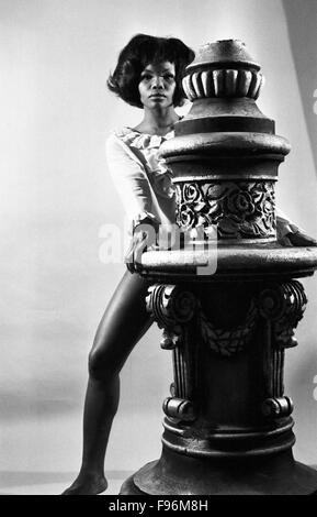 Schauspielerin Esther Daniels, Porträt, Deutschland 1969. L'actrice ...