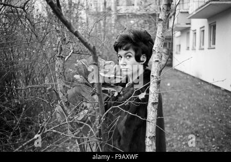 Deutsche Schauspielerin Dagmar Hank, Deutschland 1960 er Jahre. L ...