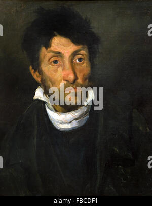 Jean Louis André Théodore Géricault. Tête d'un guillotiné Man. 1818. La ...