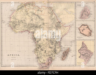 DÉBUT DE L'AFRIQUE COLONIALE. Au début de la carte de colonisation 1886 ...