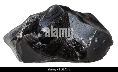 L'Obsidienne noire (verre volcanique) pierre minérale Photo Stock - Alamy