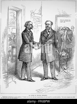 GEORGE HUNT PENDLETON /n(1825-1889). Législateur américain. Journal ...