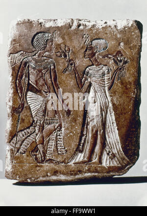 L'EGYPTE ANCIENNE : soulagement. NEgyptian /bas-relief de la tombe de ...