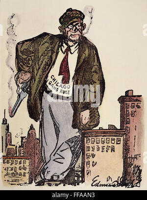 AL CAPONE CARTOON, 1930./NLE Roi règne encore : American caricature ...
