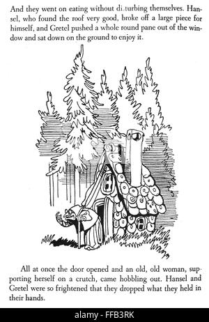 Hansel et Gretel conte d'origine allemande, par les frères Grimm publié ...