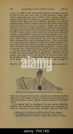 Périodique scientifique de la Geological Society of London présentant ...