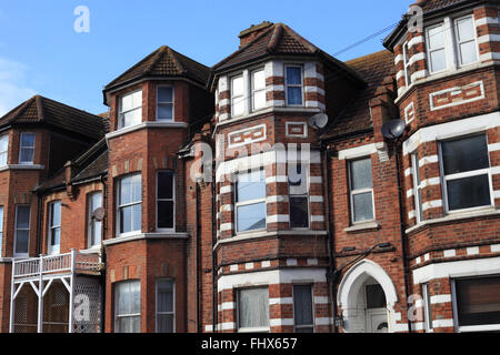 Maisons mitoyennes victorien en brique rouge rushfield Avenue south ...