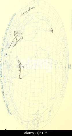 La géodésie : l'arc oblique des États-Unis et de l'ellipsoïde d ...