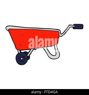 Brouette - Retro Clipart Illustration Image Vectorielle Stock - Alamy